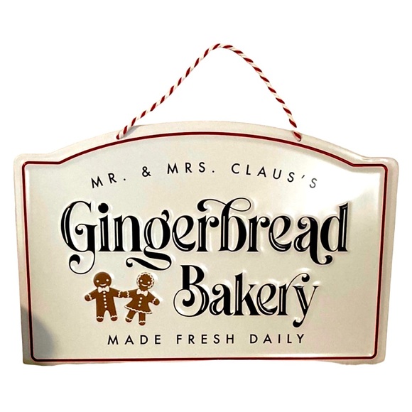 Target | Holiday | New Target Metal Gingerbread Bakery Sign 4 Christmas ...